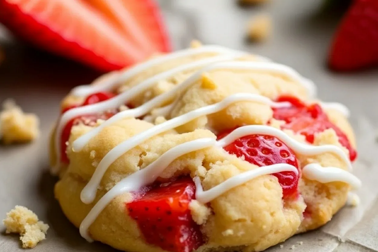 Strawberry Shortcake Cookies Recipe Easy And Perfect Dessert