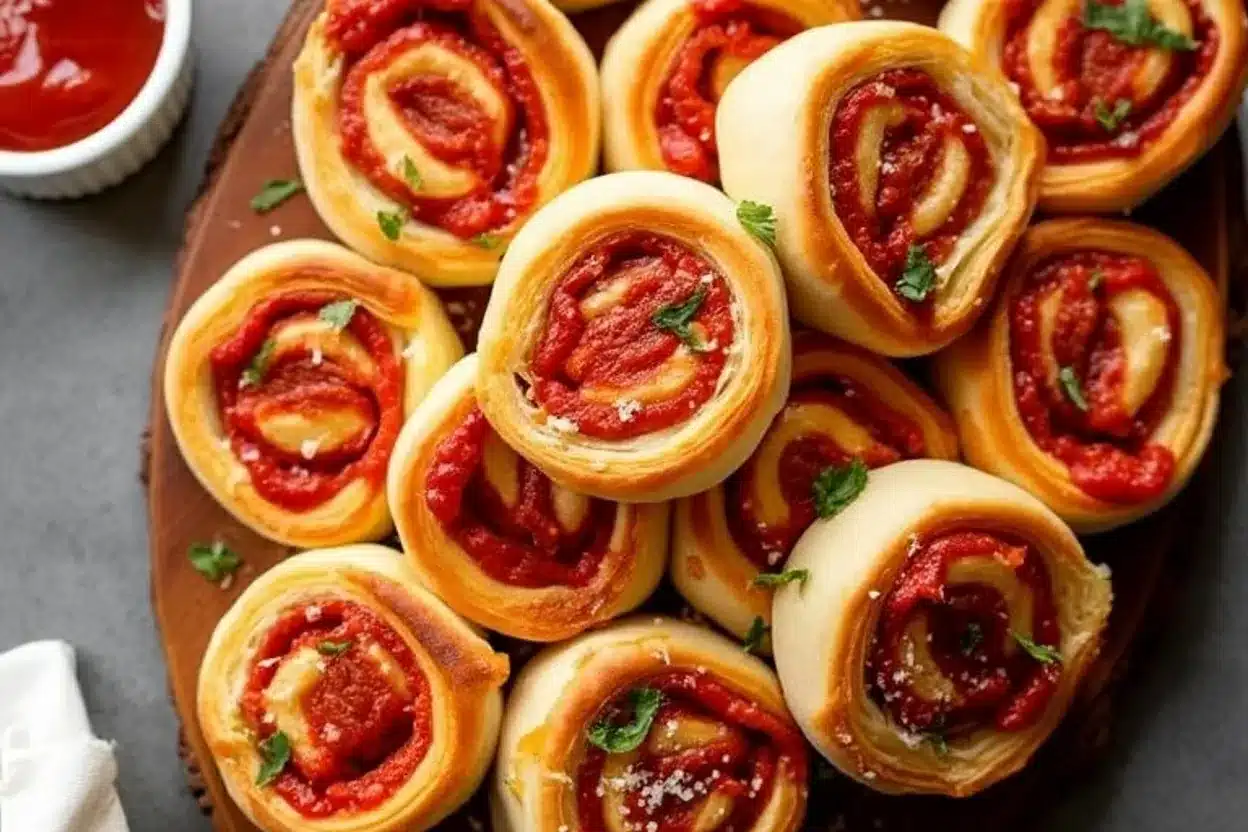 Ultimate Pepperoni Pizza Pinwheels - Easy Cheesy Snack Idea