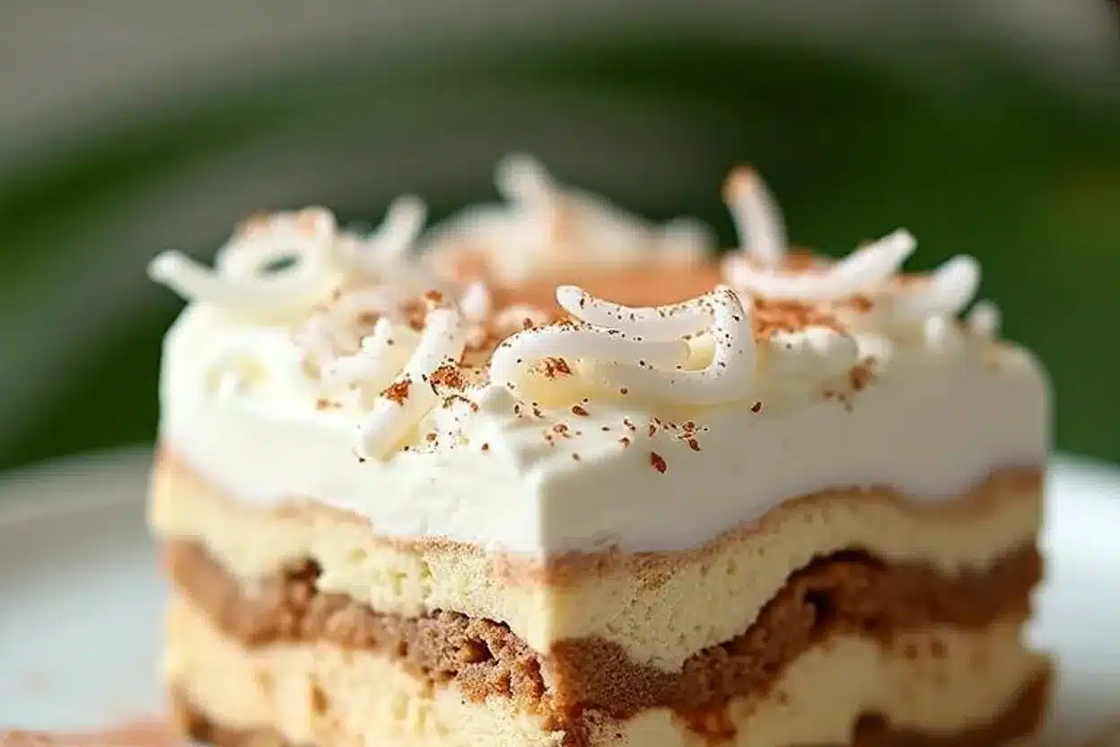 Coquito Tiramisu Recipe Easy Tropical Dessert You’ll Love