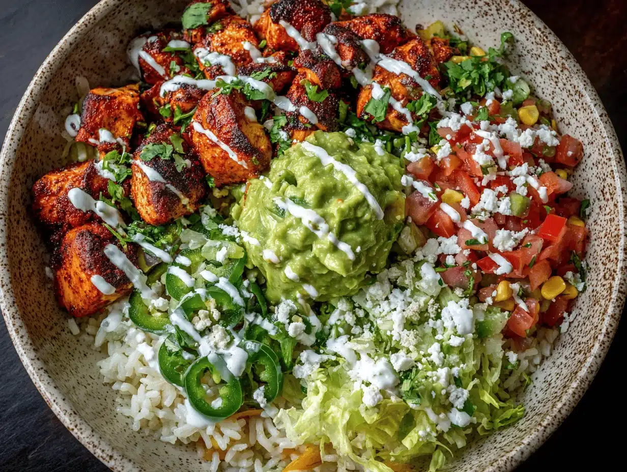 Loaded Chicken Taco Bowls Recipe Perfect For Easy Mexican Dinners