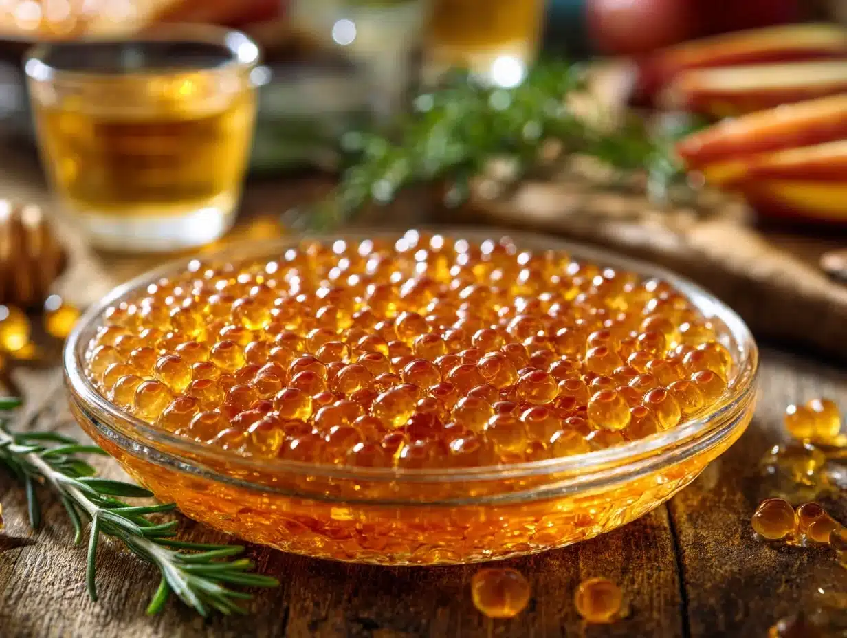 Irresistible Apple Cider Caviar Pearls Recipe For Fall