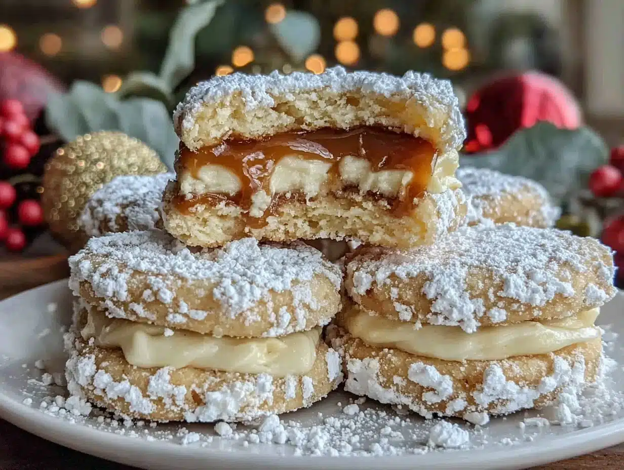 Alfajores Dulce De Leche Cookies – Easy Holiday Homemade Sandwich Recipe