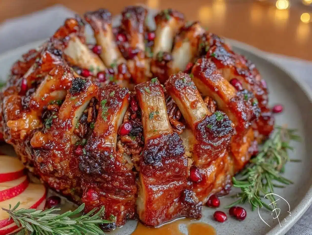Perfect Holiday Crown Pork Roast With Spiced Apple Filling – Easy ...