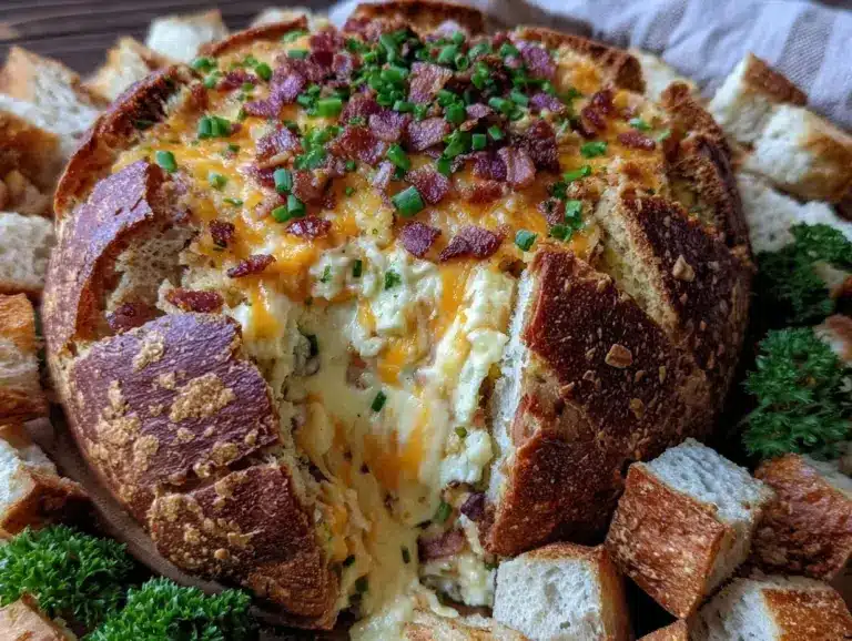 Creamy Mississippi Sin Dip Recipe: Best Toasted Bread Bowl Party Appetizer