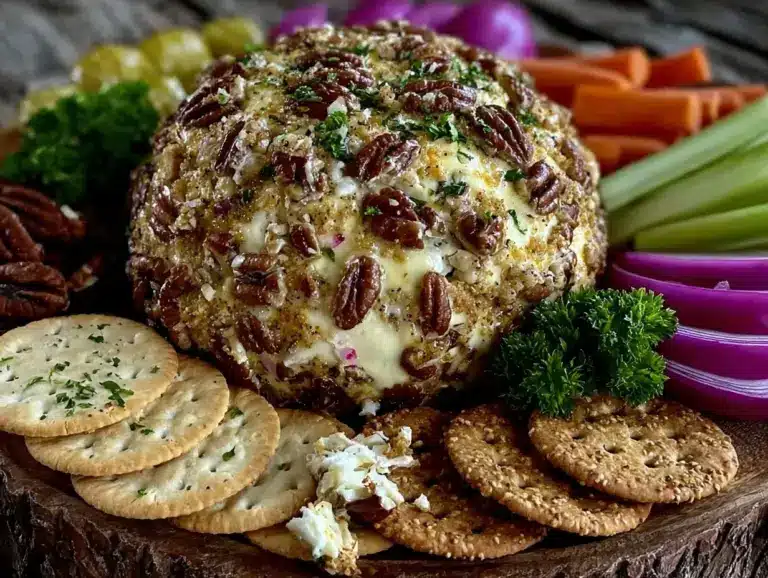 Creamy Southern Cheese Ball Recipe With Crunchy Pecan Crust – Easy ...