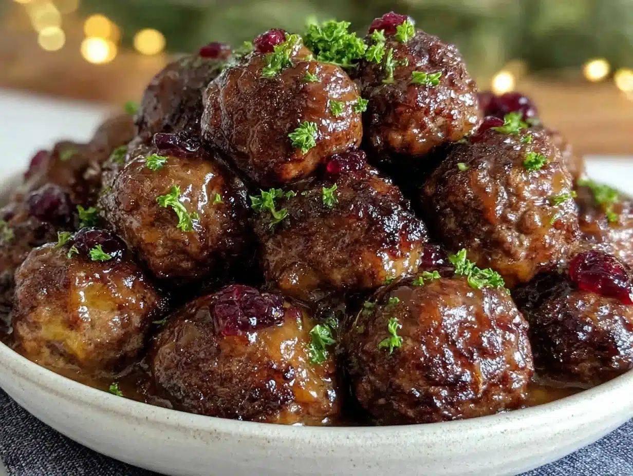Swedish Meatballs Recipe: Easy Creamy Gravy & Lingonberry Sauce