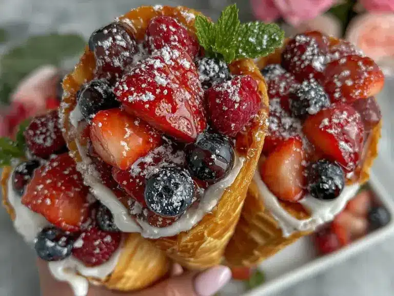 Perfect Champagne Fruit Cones Recipe For A Festive Galentine’s Party