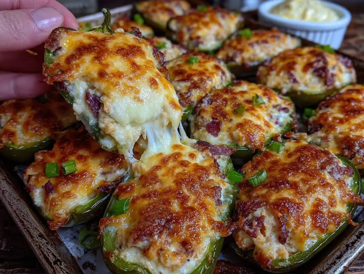 Cheesy Chicken Jalapeño Boats Recipe For Easy Super Bowl Appetizer