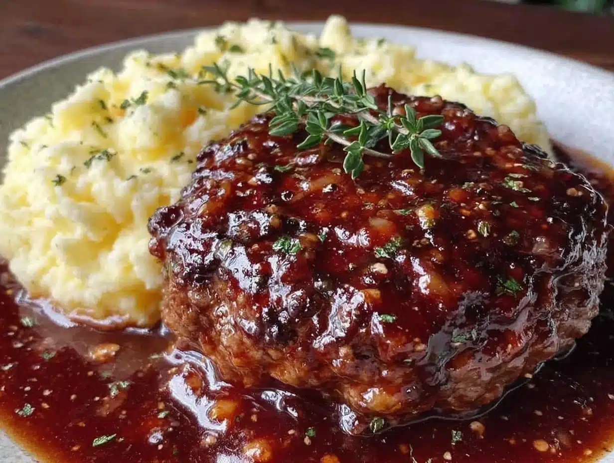 Cozy Salisbury Steak Recipe Easy Homemade Dinner With Rich Gravy