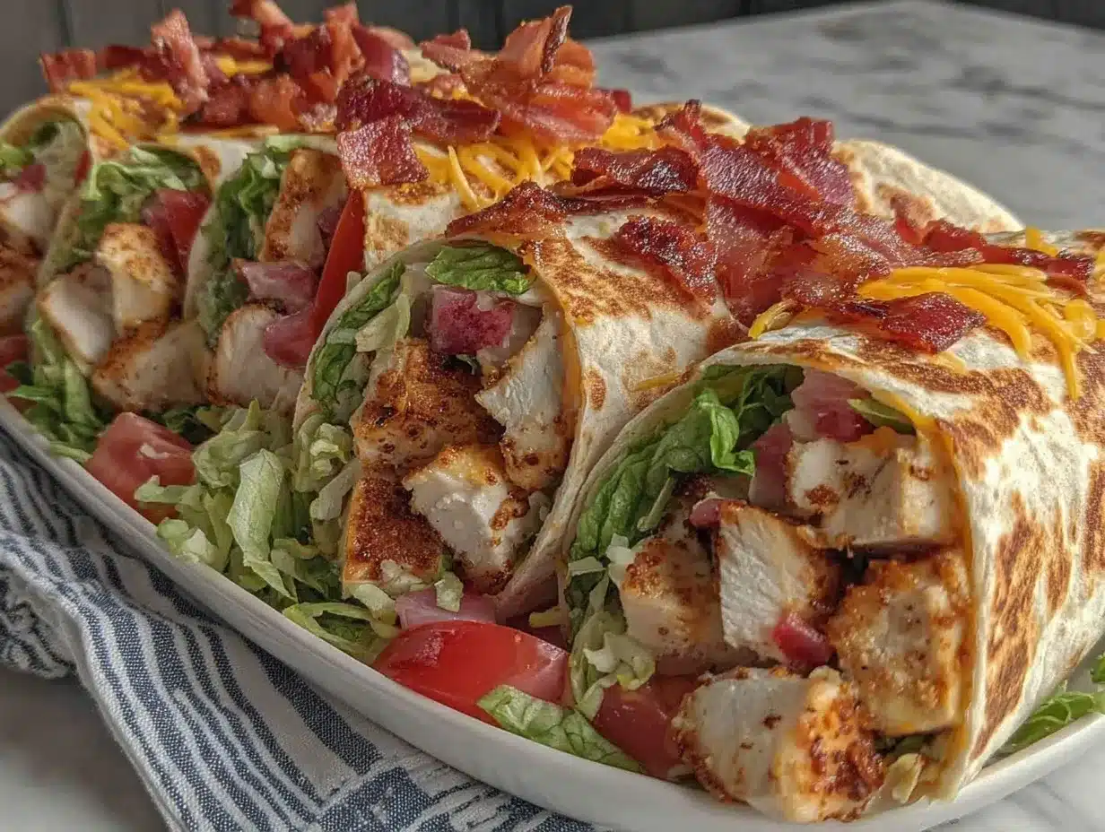 Crispy Ranch Chicken Wraps Recipe With Bacon – Best Super Bowl Snack