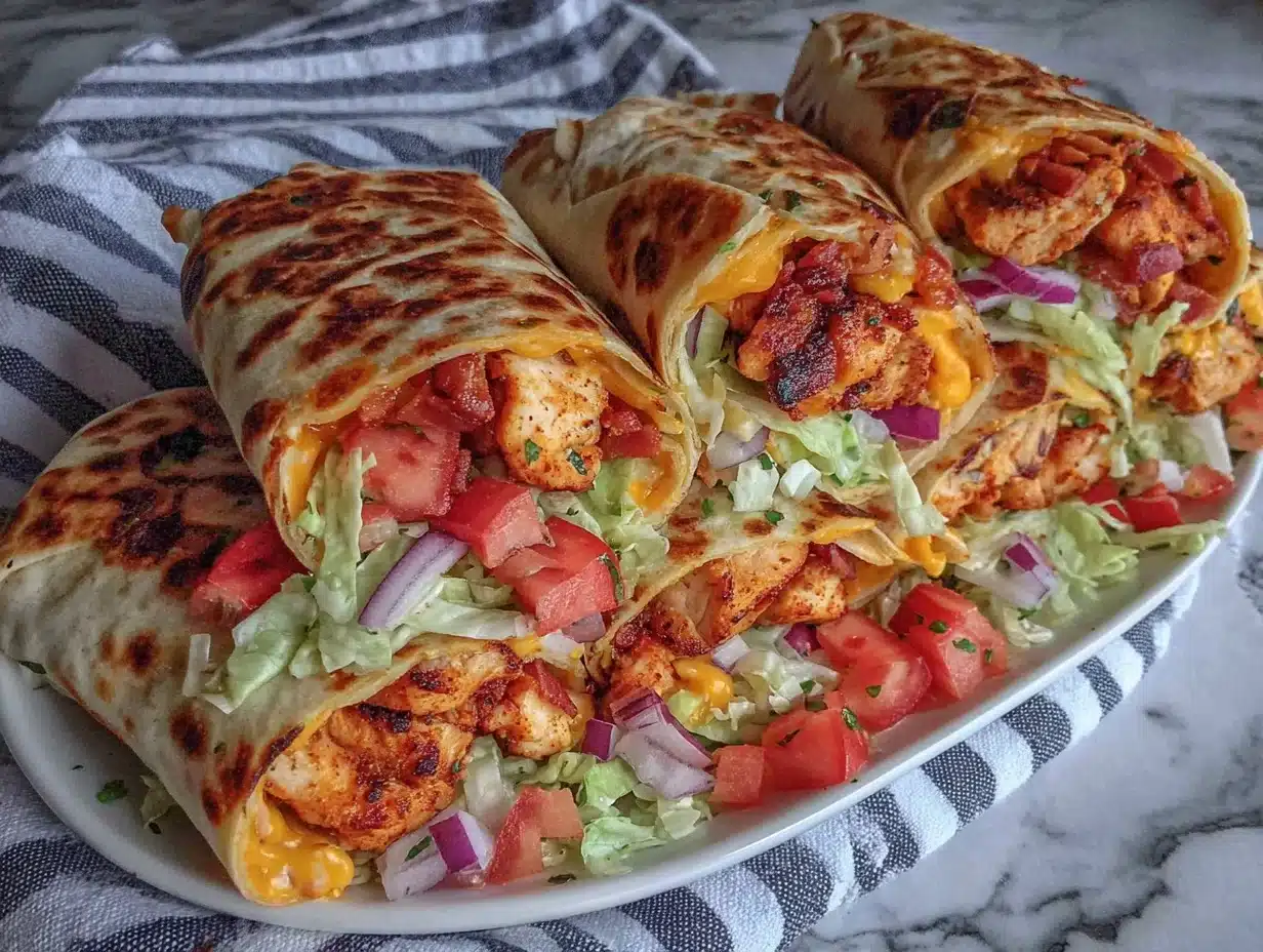 Crispy Ranch Chicken Wraps Recipe With Bacon – Best Super Bowl Snack