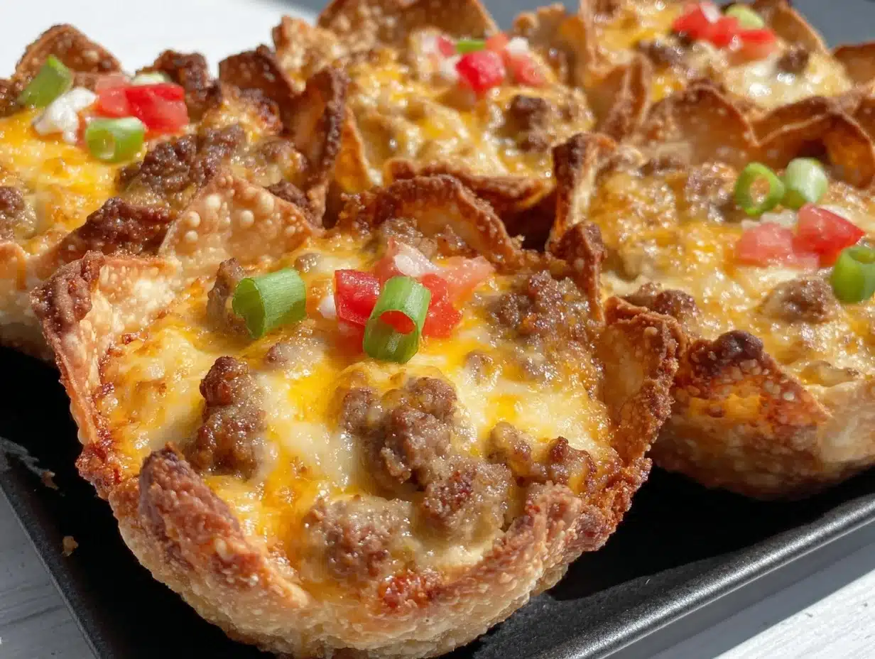 Crispy Sausage Queso Dip Cups Recipe For Easy Super Bowl Game Day