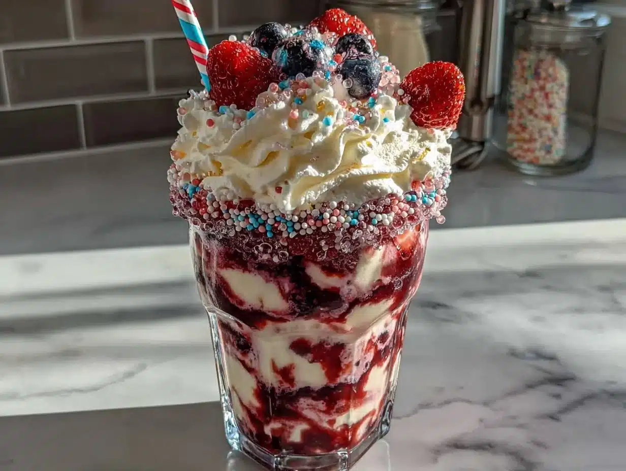 Dr. Seuss Blueberry Red Swirl Milkshake Best Fun Recipe For Kids