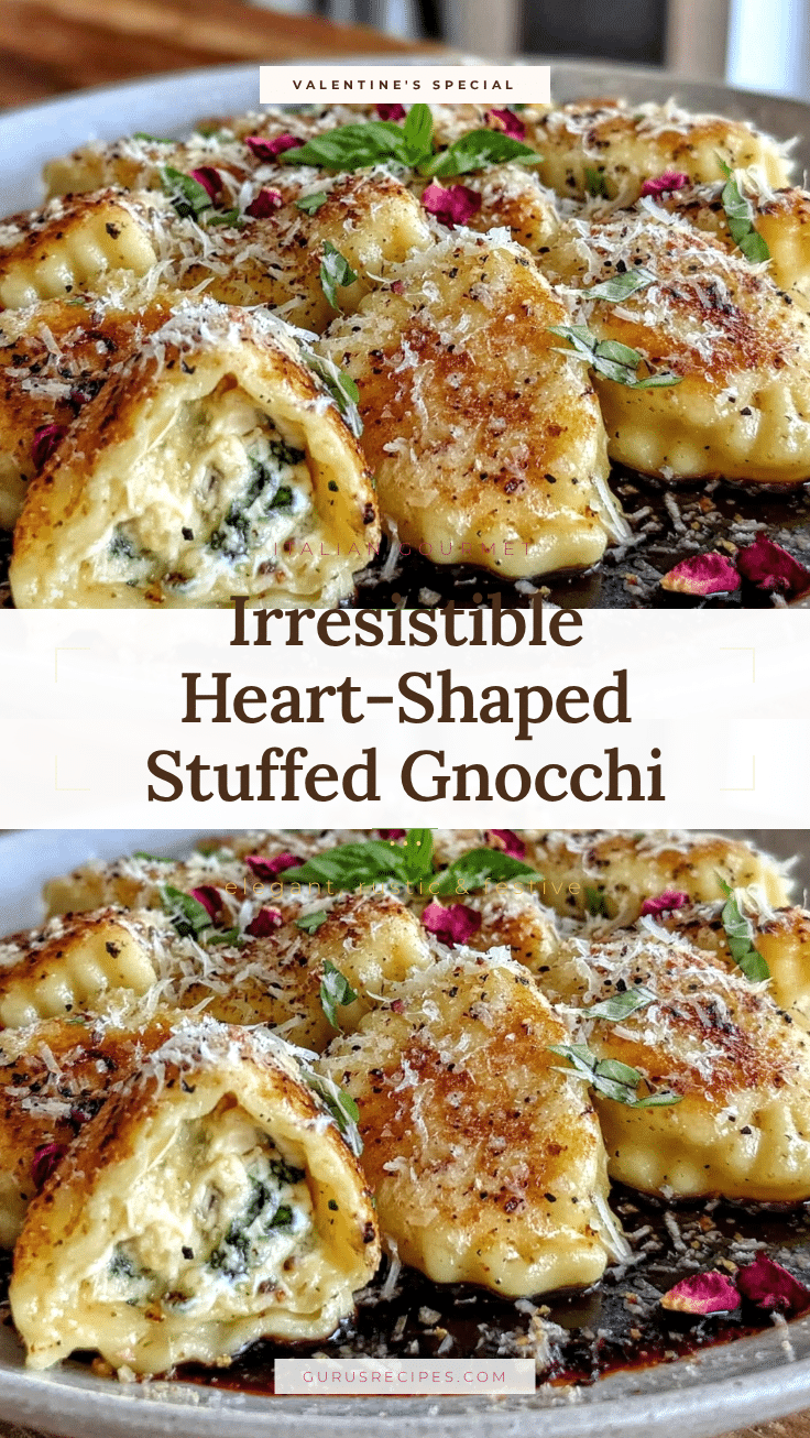 Valentine’s Heart-Shaped Stuffed Gnocchi Recipe For A Romantic Dinner