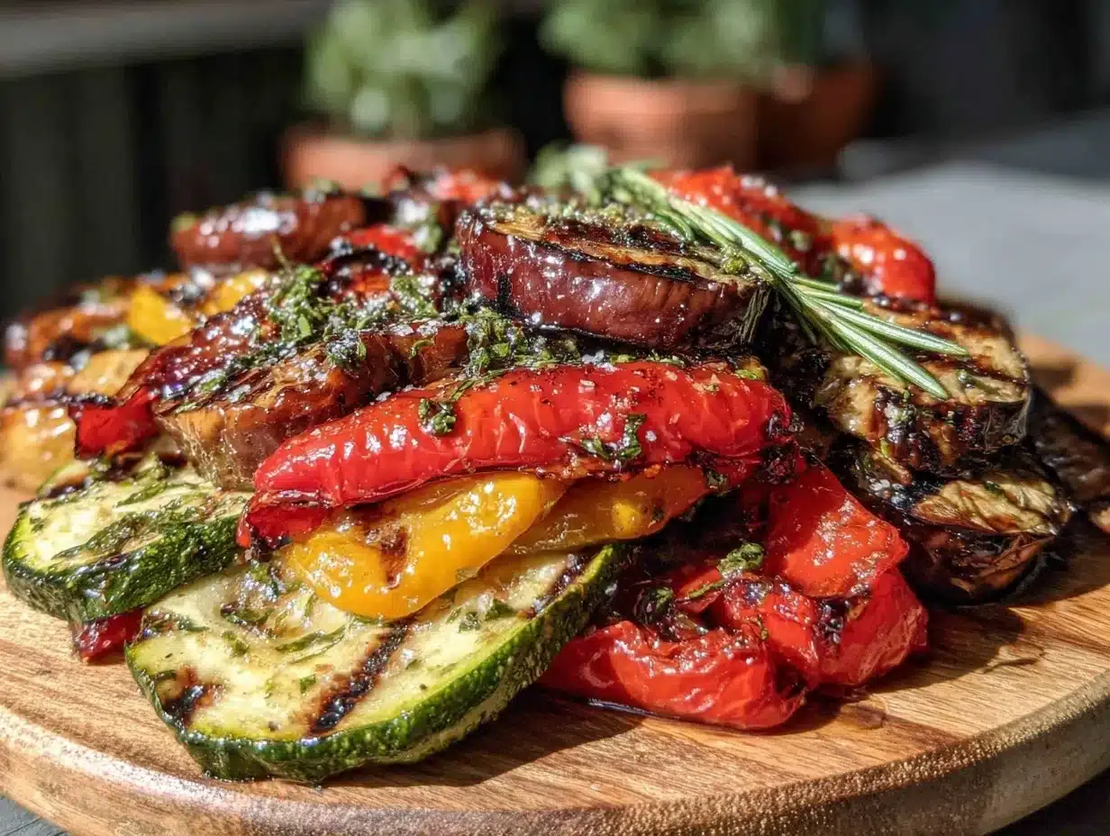 Fresh Mediterranean Grilled Vegetable Platter Easy Recipe For Perfect ...