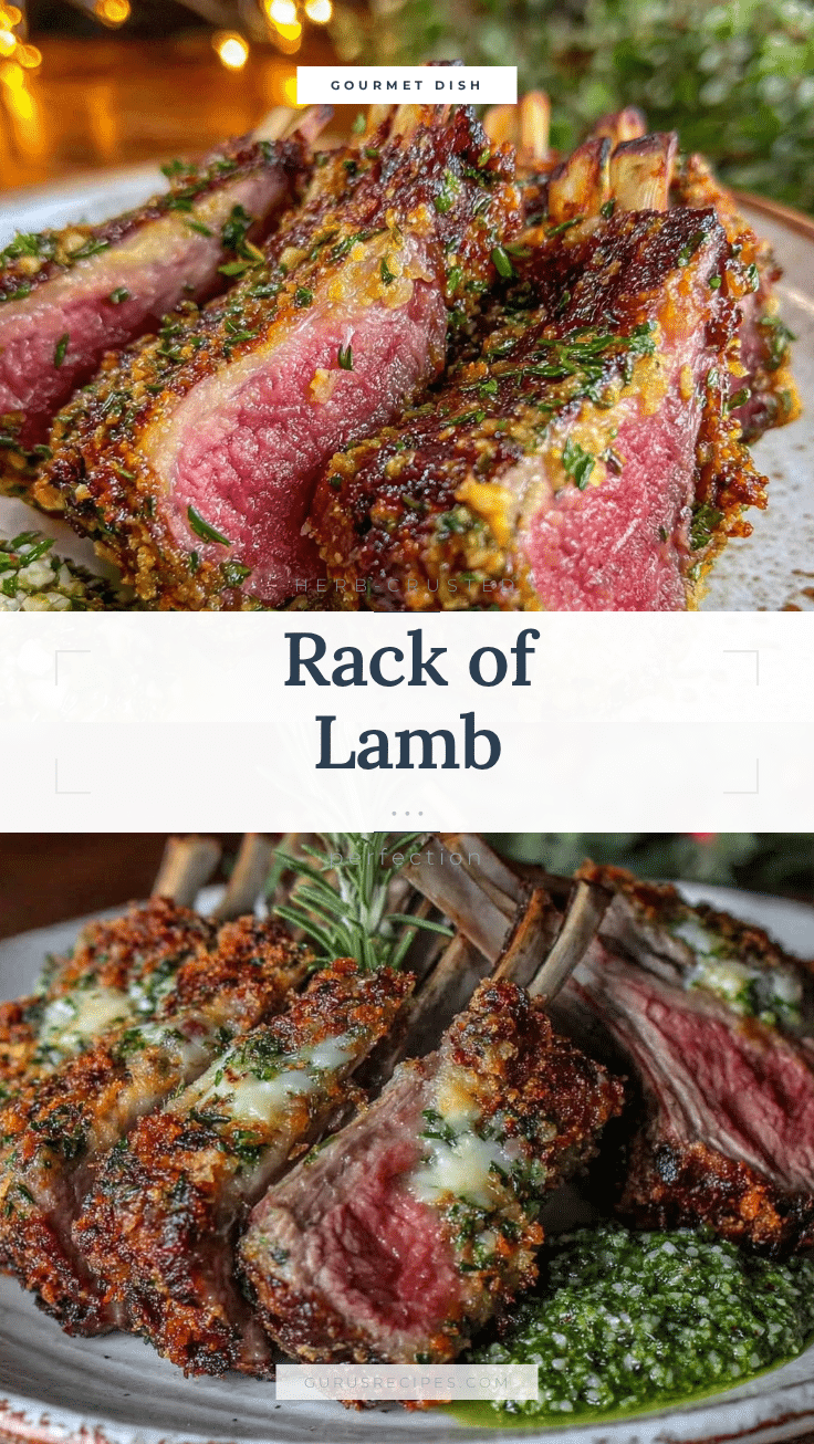 Perfect Herb-Crusted Rack Of Lamb Recipe With Easy Fresh Mint Pesto