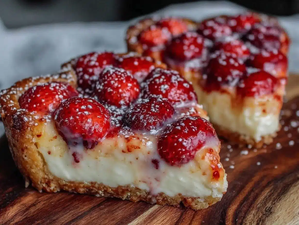 Decadent Raspberry White Chocolate Heart Tart Recipe Easy Homemade ...