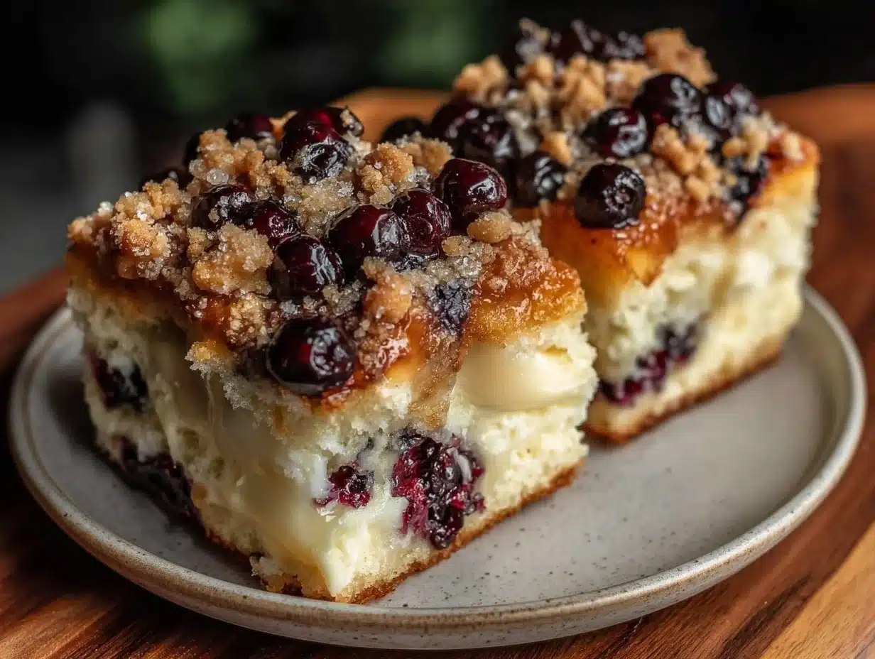 Cozy Fresh Blueberry Buckle Coffee Cake Easy Recipe With Crunchy ...
