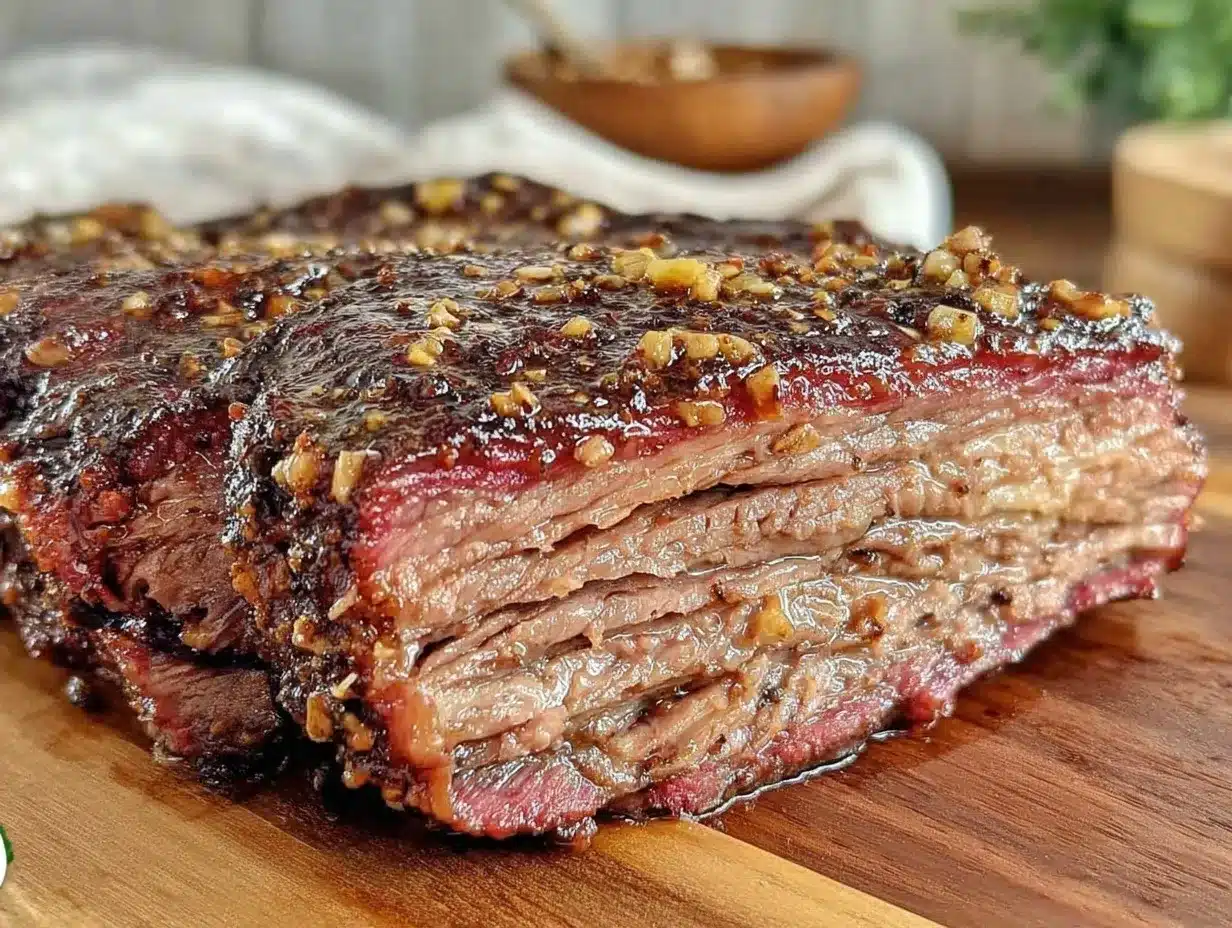 Flavorful Smoked Brisket Flat Recipe With Easy Coffee Dry Rub